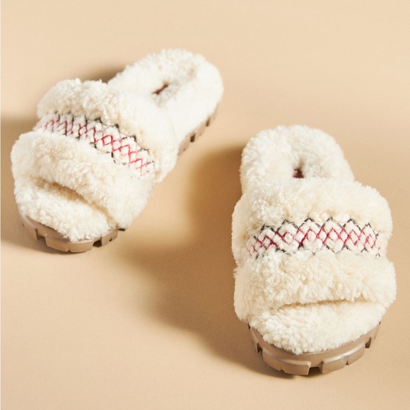 UGG | Shoes | Ugg Cozetta Braided Slide Slippers Sz | Poshmark